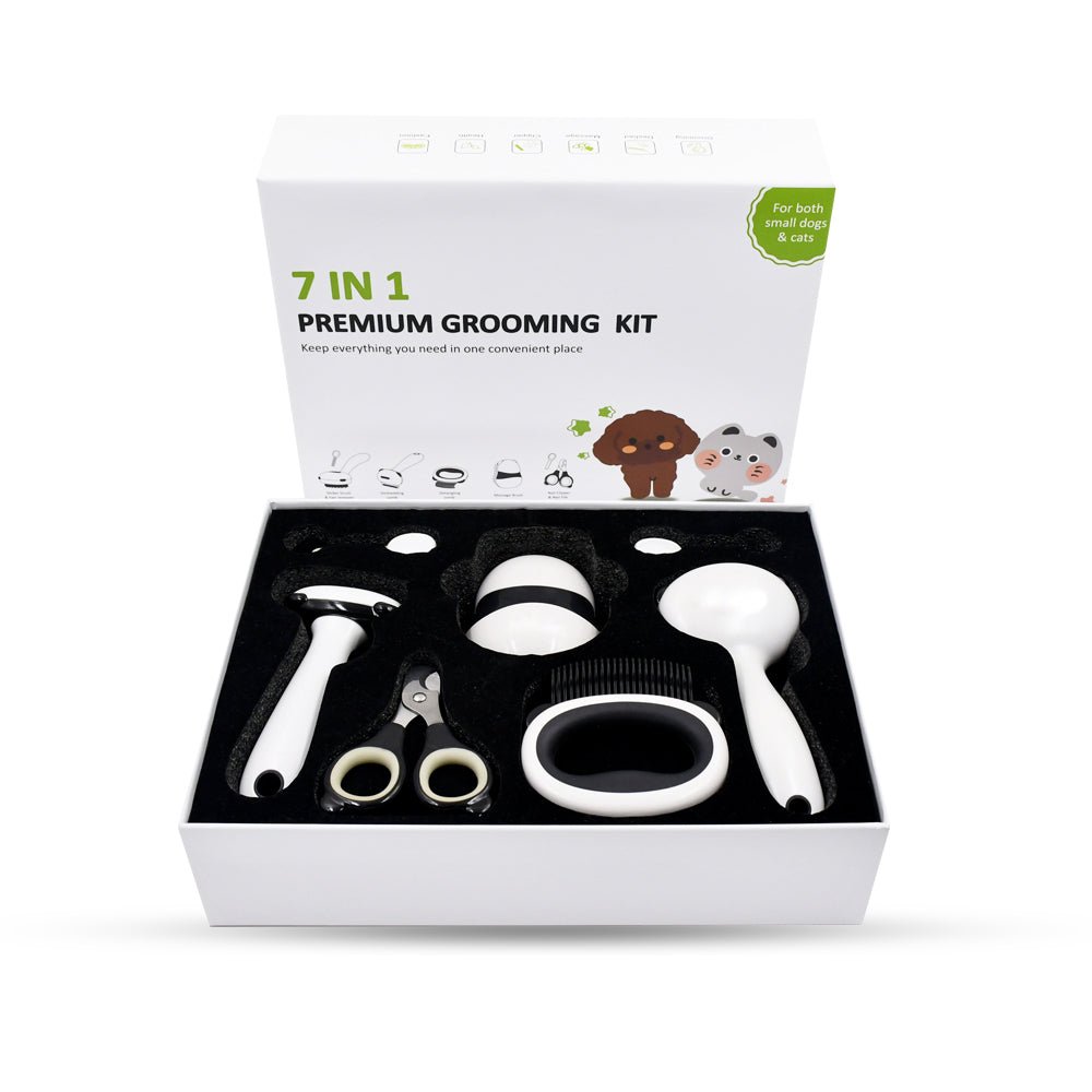 7-in-1 Pet Grooming Kit: Professional Dog Grooming Starter Kit ...